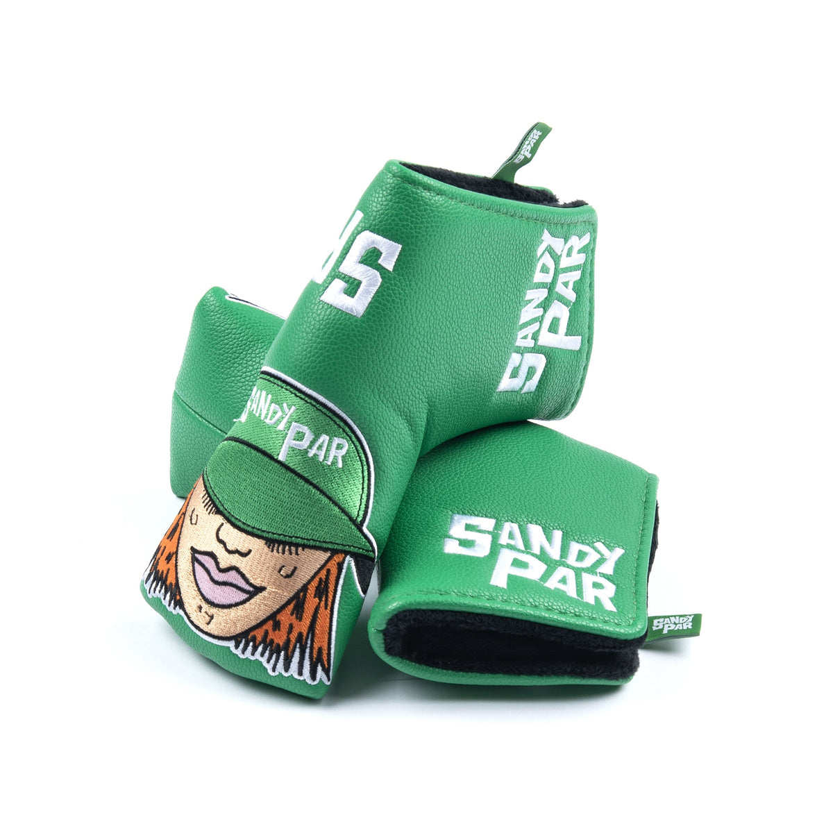 Sandy Par Oversized Blade Putter Cover (Green / Burnt Orange) – Sandy ...